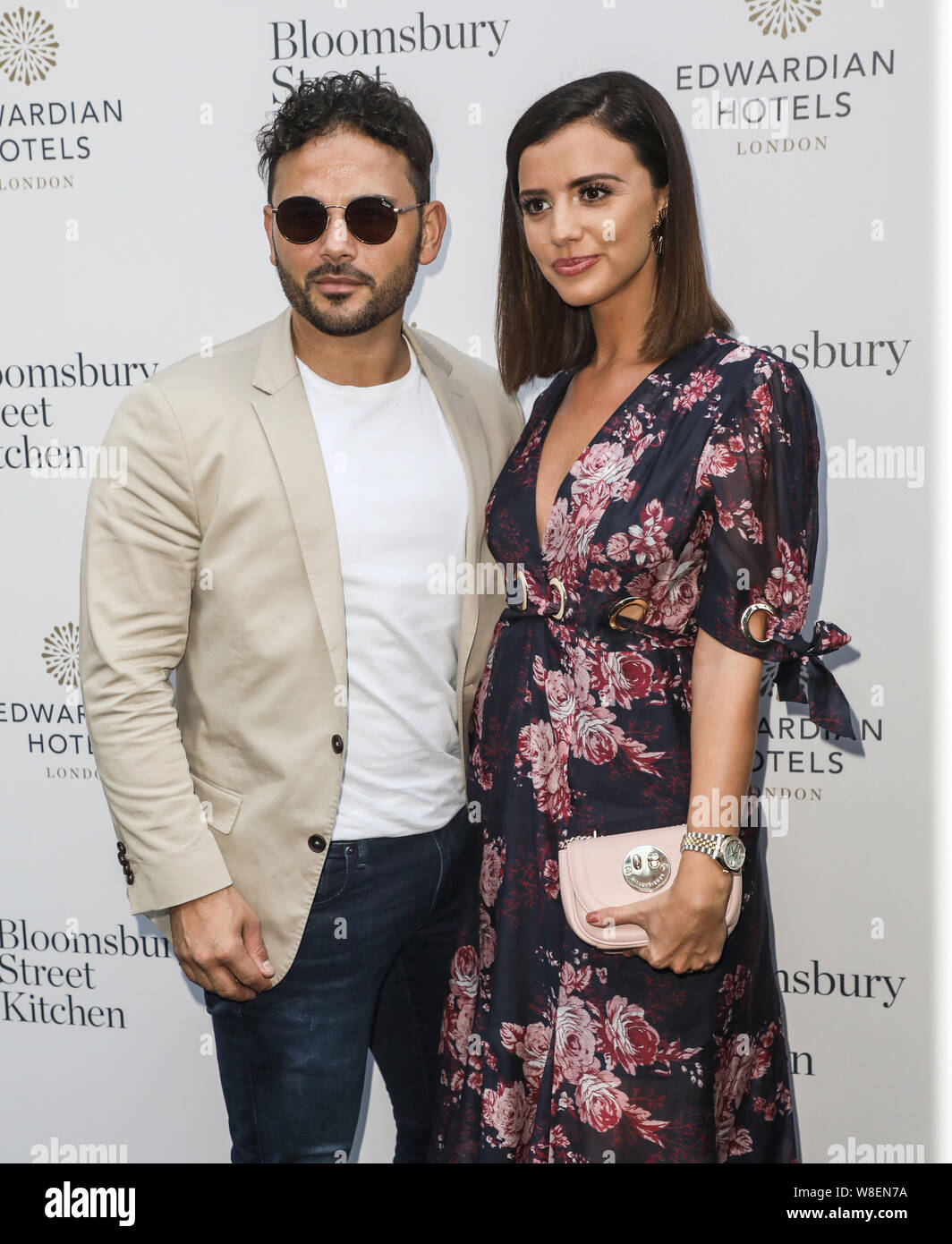 Ryan Thomas and Lucy Mecklenburgh attend the Bloomsbury Street Kitchen ...