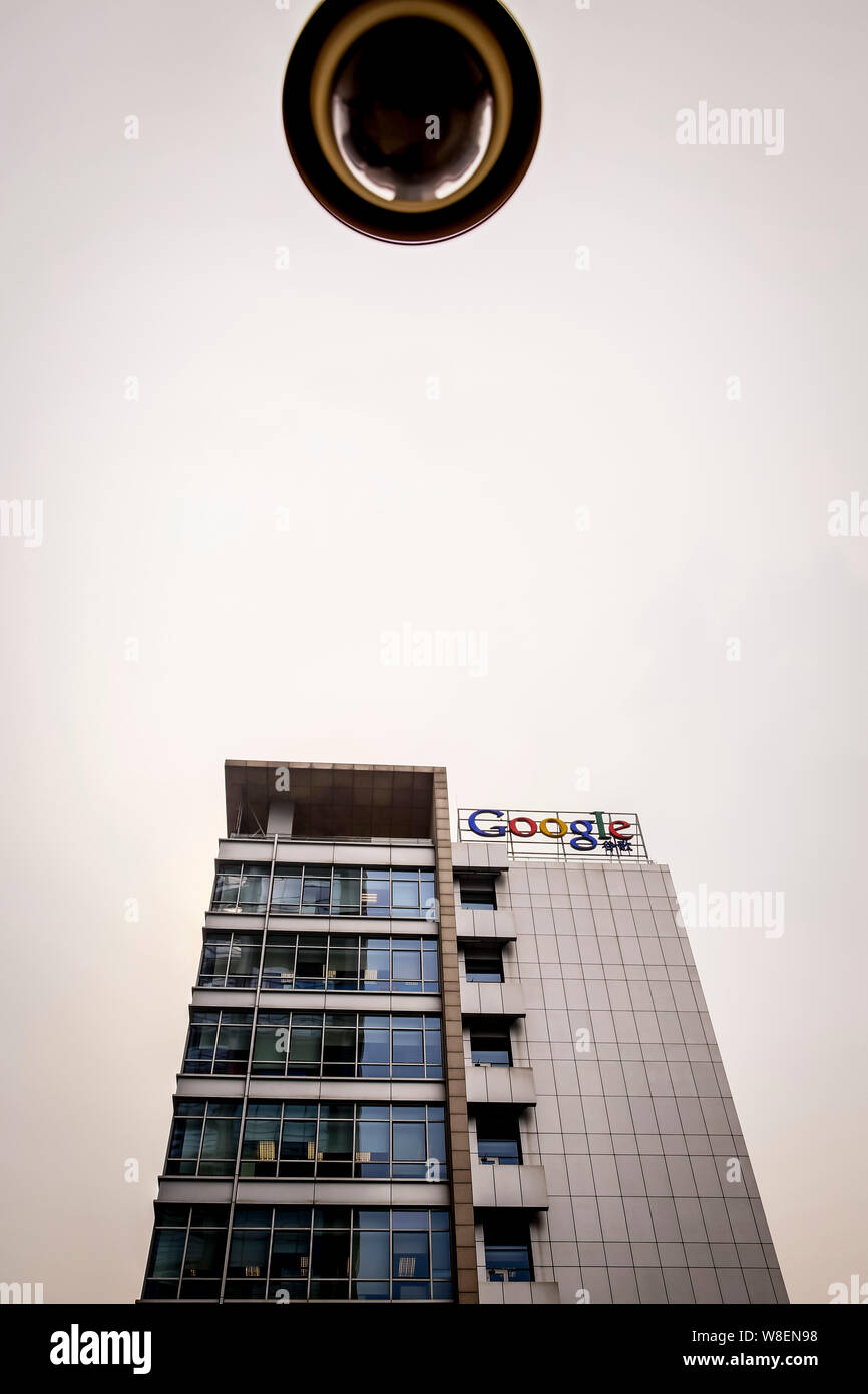 --FILE--View of the office building of Google China in Beijing, China ...