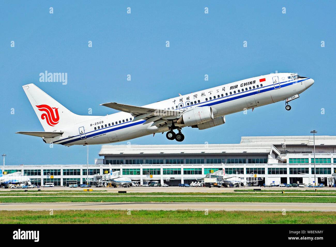 --FILE--A Boeing 737 passenger jet of Air China takes off from the ...