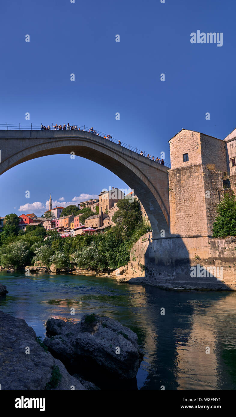 Mostar old bridge.Bosnia Herzegovina Stock Photo - Alamy
