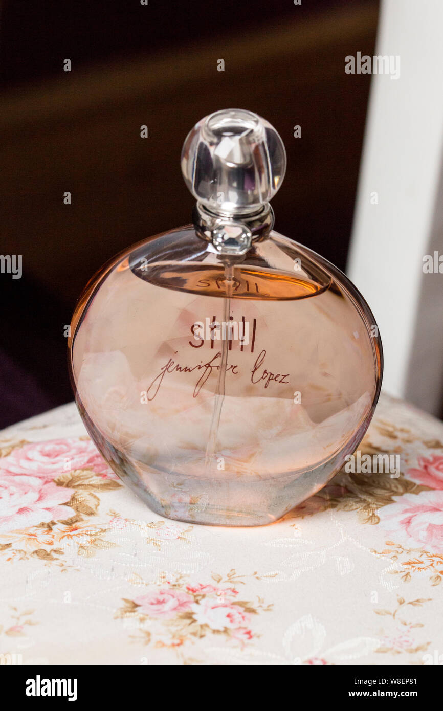 Jenifer Lopez Perfume Bottle Stock Photo - Alamy