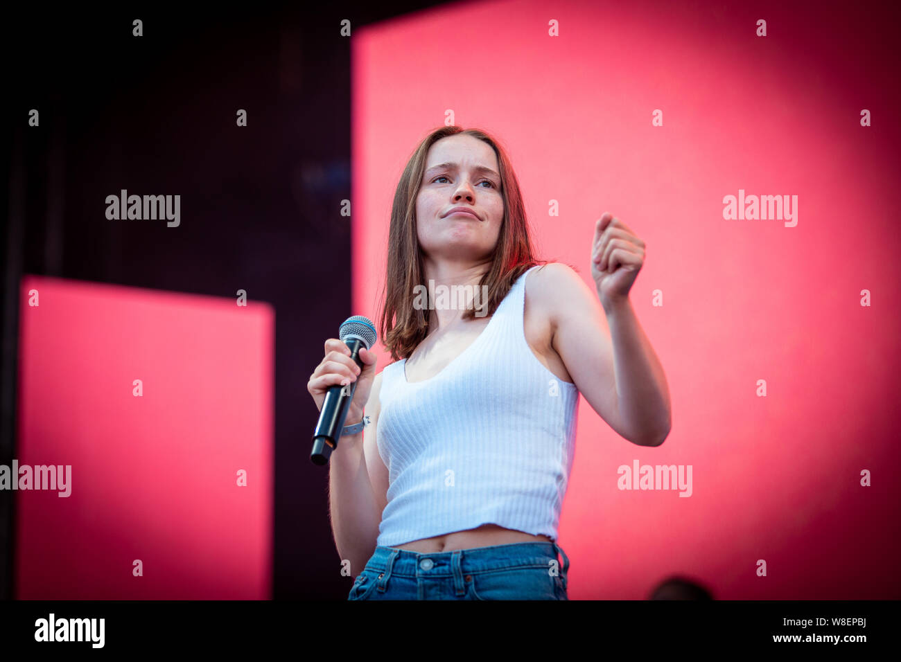 Oslo, Norway. 08th Aug, 2019. The Norwegian singer and songwriter ...