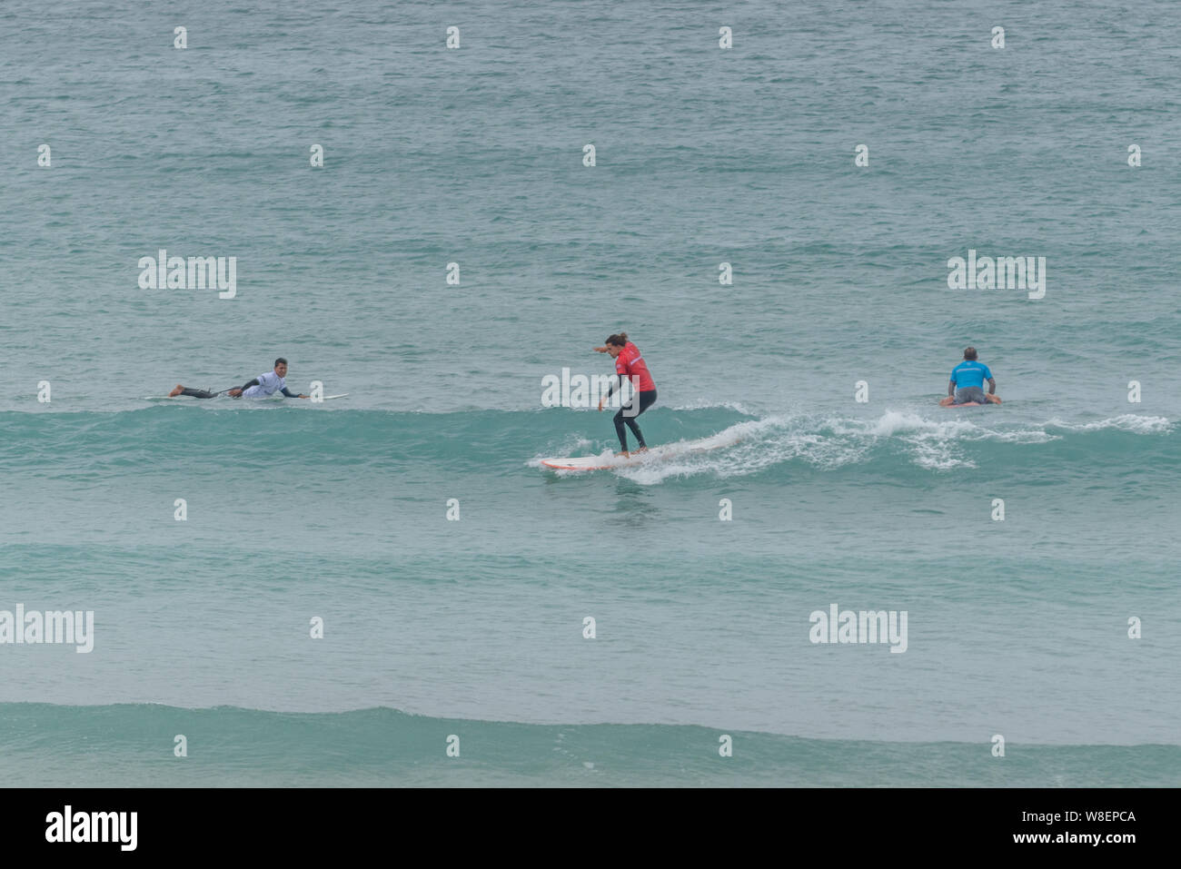 Boardmasters Surf competition 2019 Stock Photo - Alamy