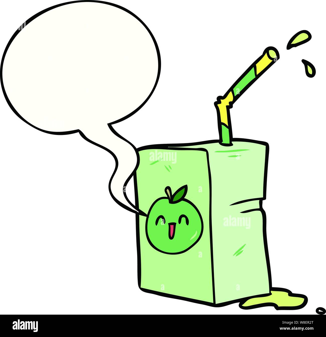 Freehand drawn cartoon juice box hi-res stock photography and images ...