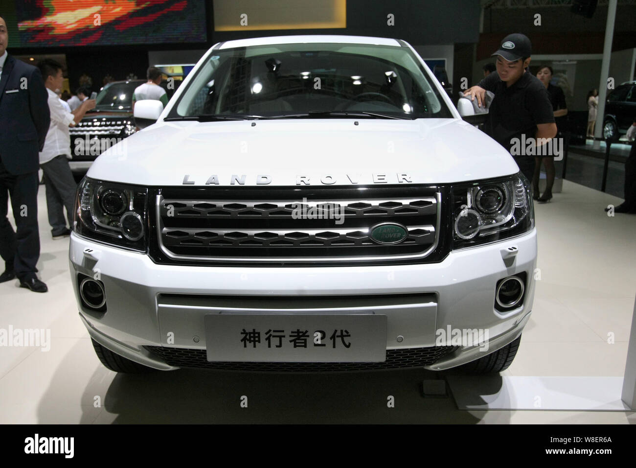 --FILE--A Land Rover Freelander2 SUV of Jaguar Land Rover is displayed ...