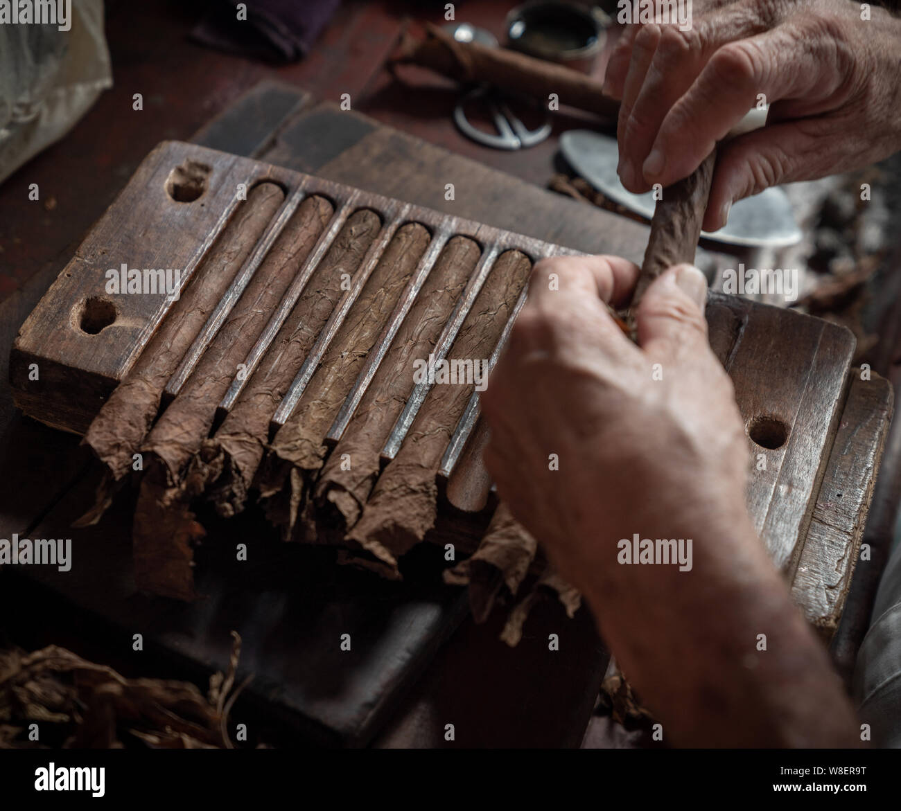Torcedor cuban cigar roller hi-res stock photography and images - Alamy