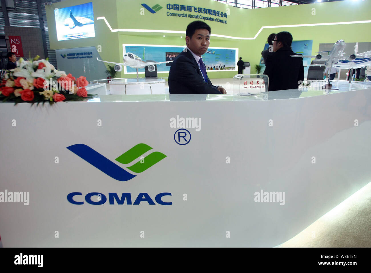 Commercial aircraft corporation china comac hi-res stock photography ...