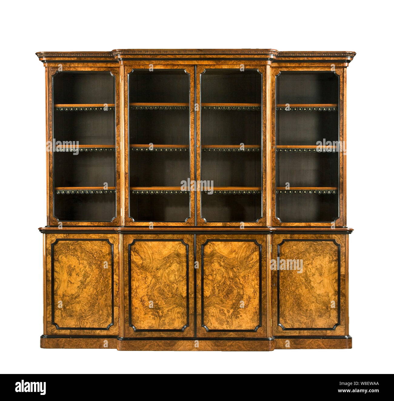 Empty White Bookcase Isolated High Resolution Stock Photography and ...