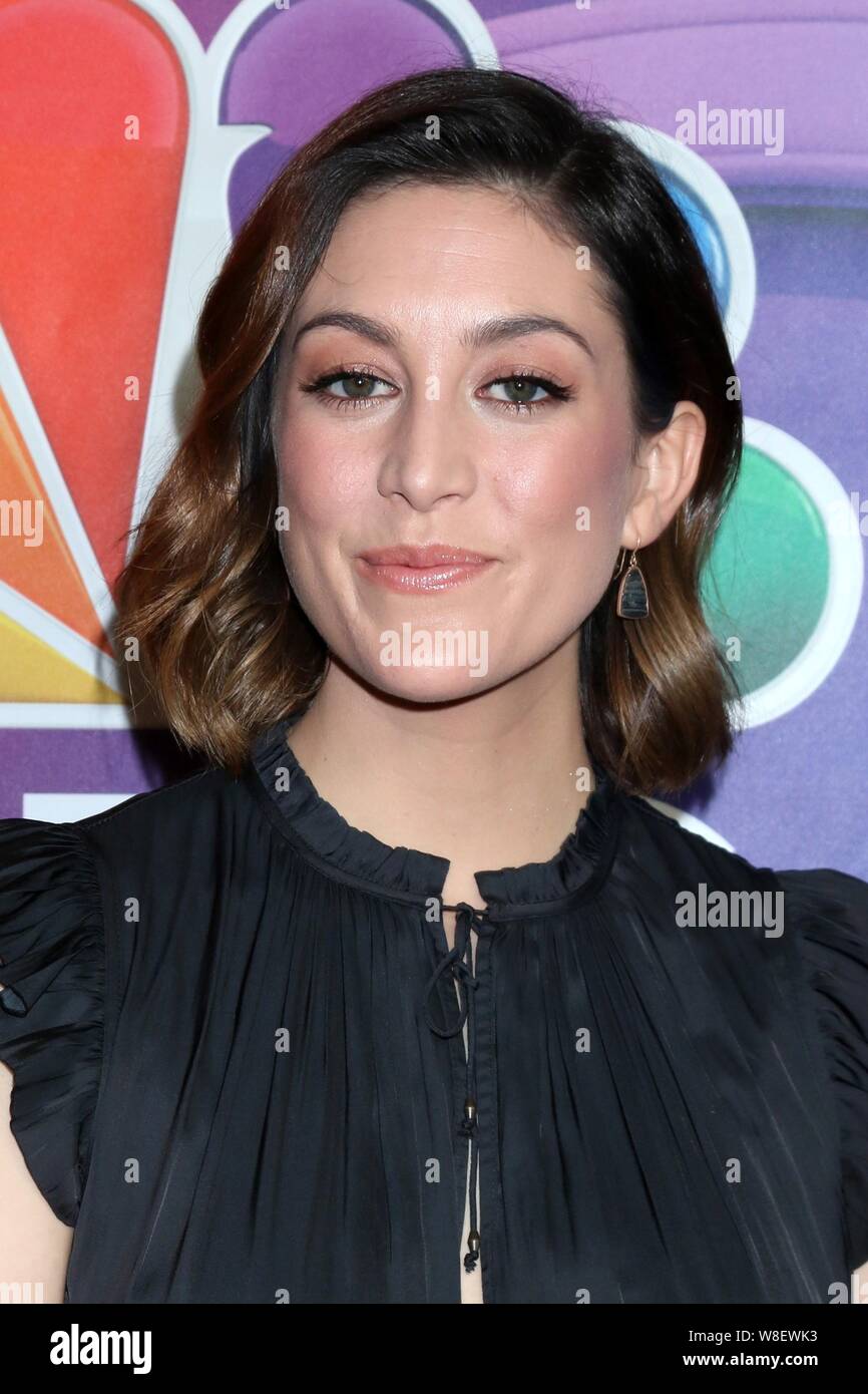 Beverly Hills, CA. 8th Aug, 2019. Caitlin McGee at arrivals for NBC ...