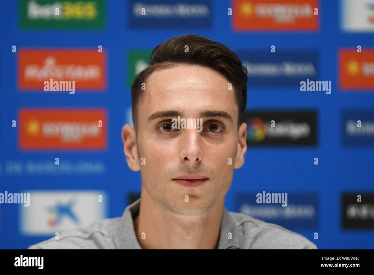 Barcelona, Spain. 9th Aug 2019. LaLiga. RCDE Stadium. Fernando Calero ...