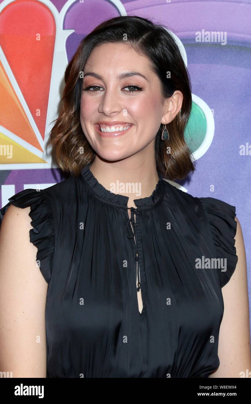 Beverly Hills, CA. 8th Aug, 2019. Caitlin McGee at arrivals for NBC ...