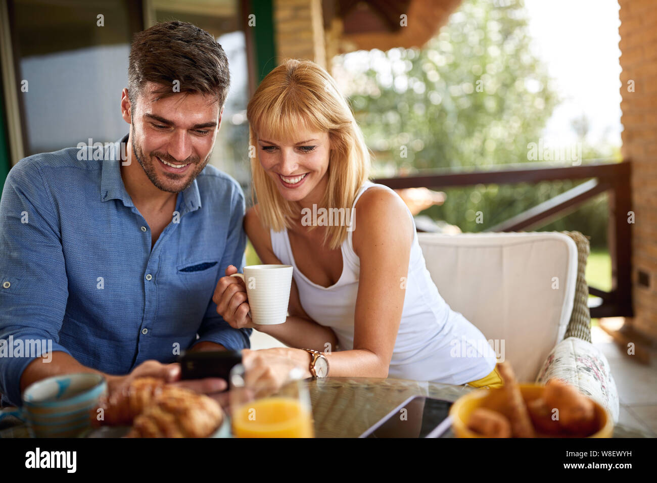 Lovely couple having fun in hi-res stock photography and images - Alamy