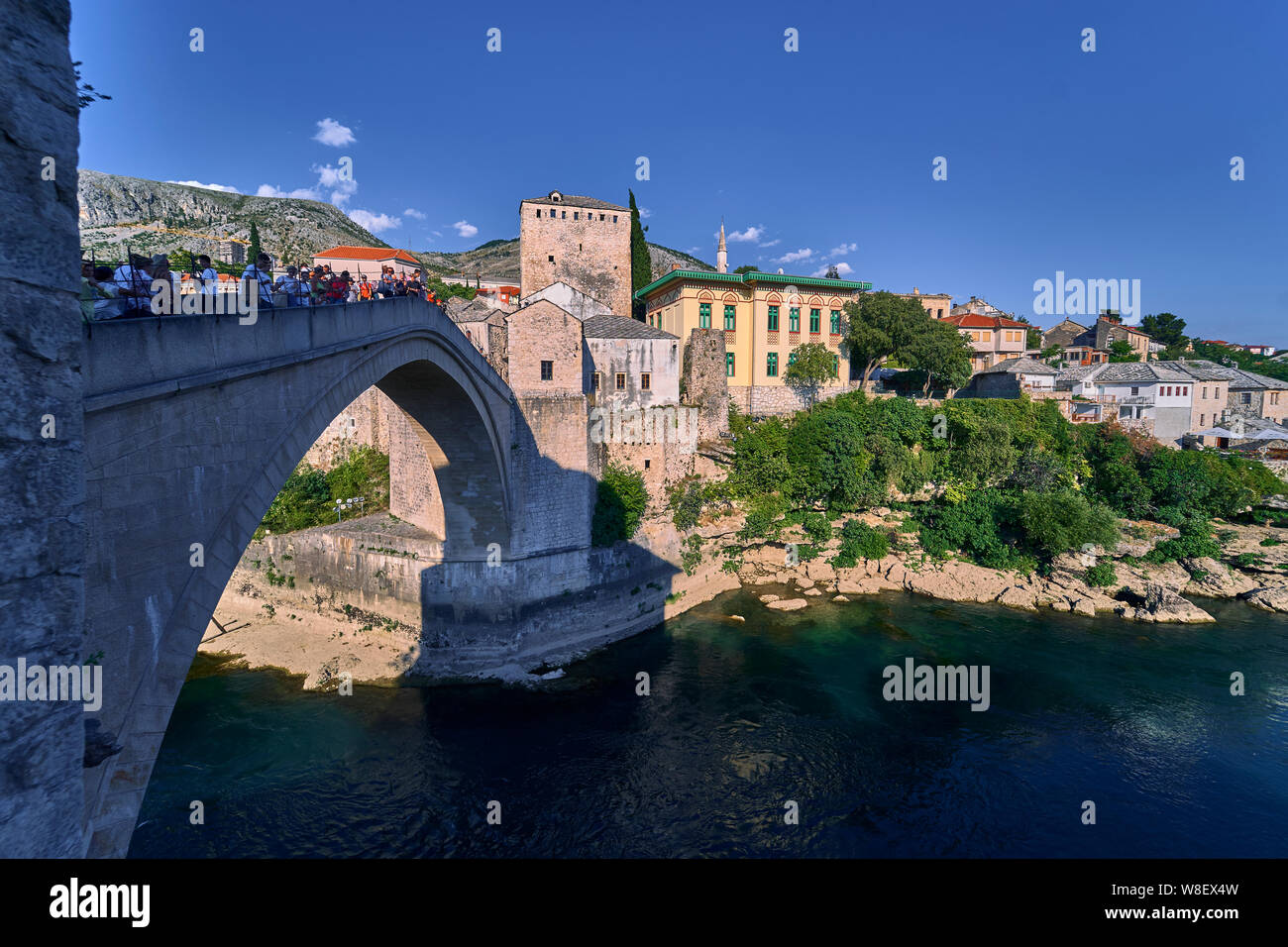 Mostar old bridge.Bosnia Herzegovina Stock Photo - Alamy