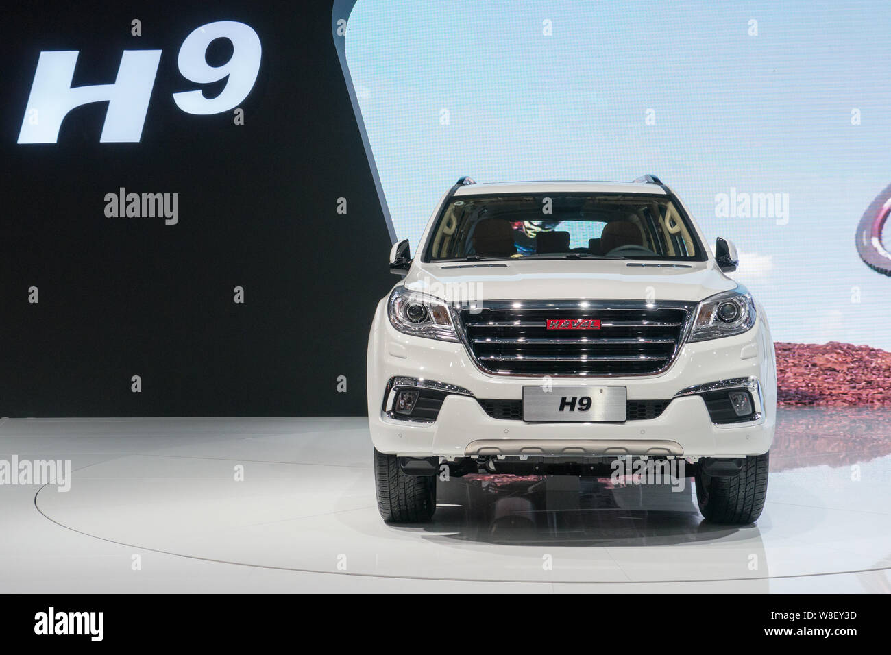 --FILE--A Haval H9 SUV of Great Wall Motor is displayed during the 12th ...