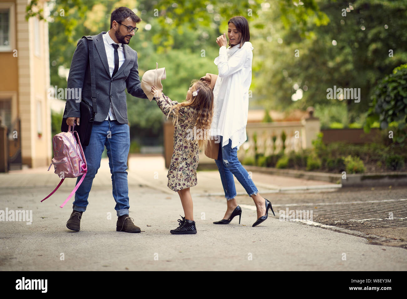Happy first day of school hi-res stock photography and images - Alamy