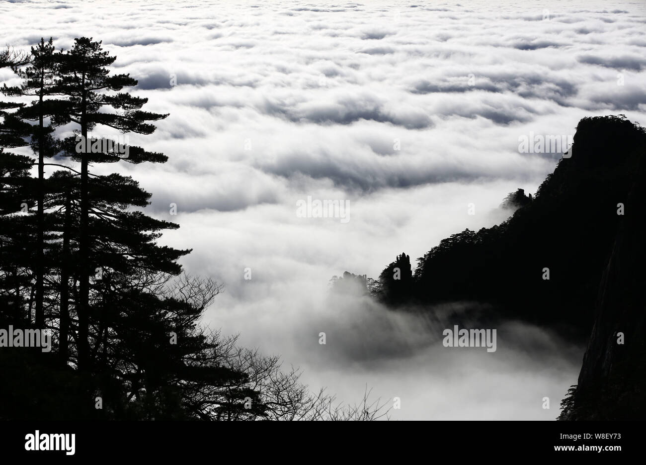 Huangshan mountain china sea of clouds hi-res stock photography and images - Alamy