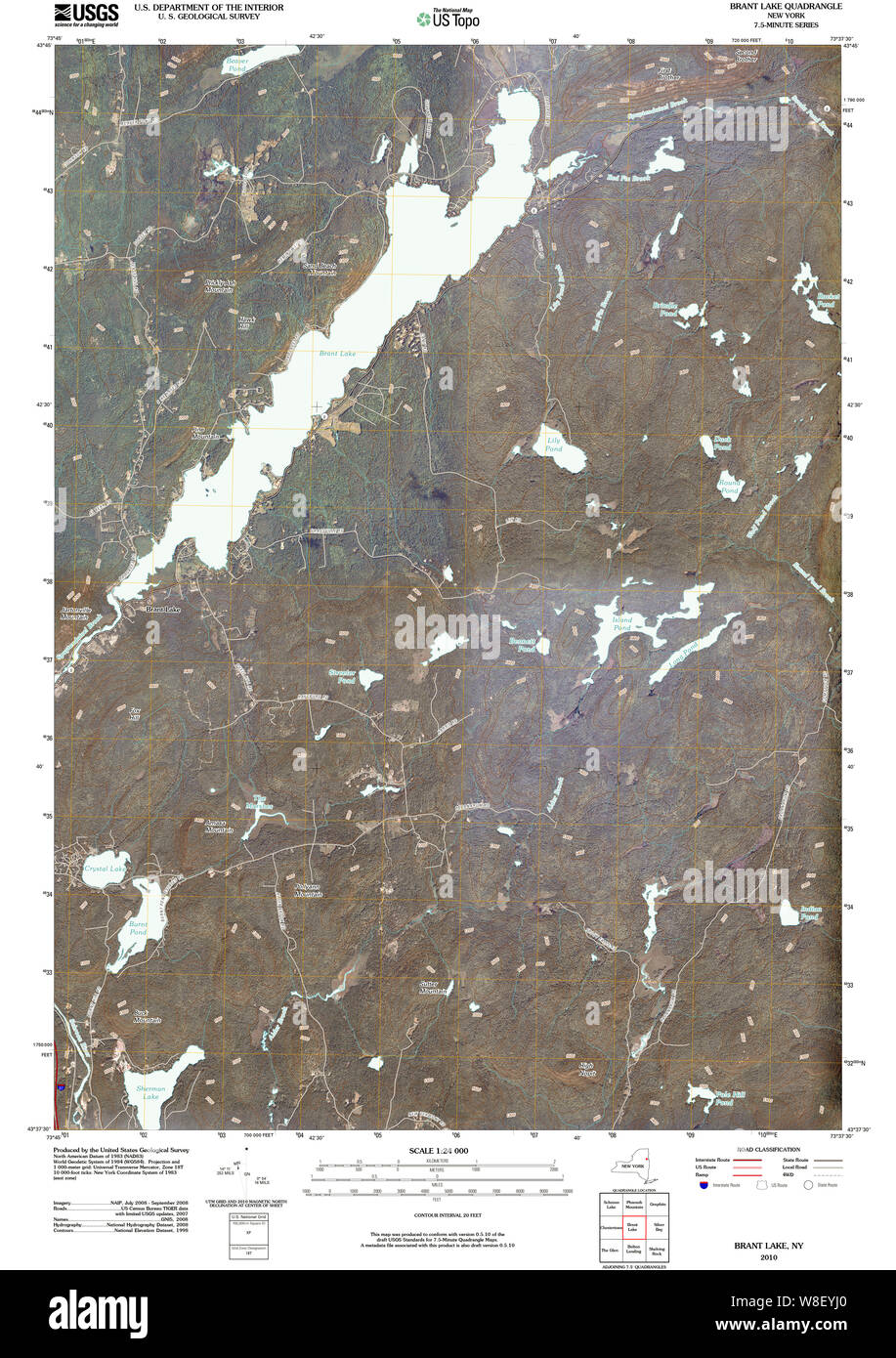 This image map depicts geographic features on the surface of the earth ...