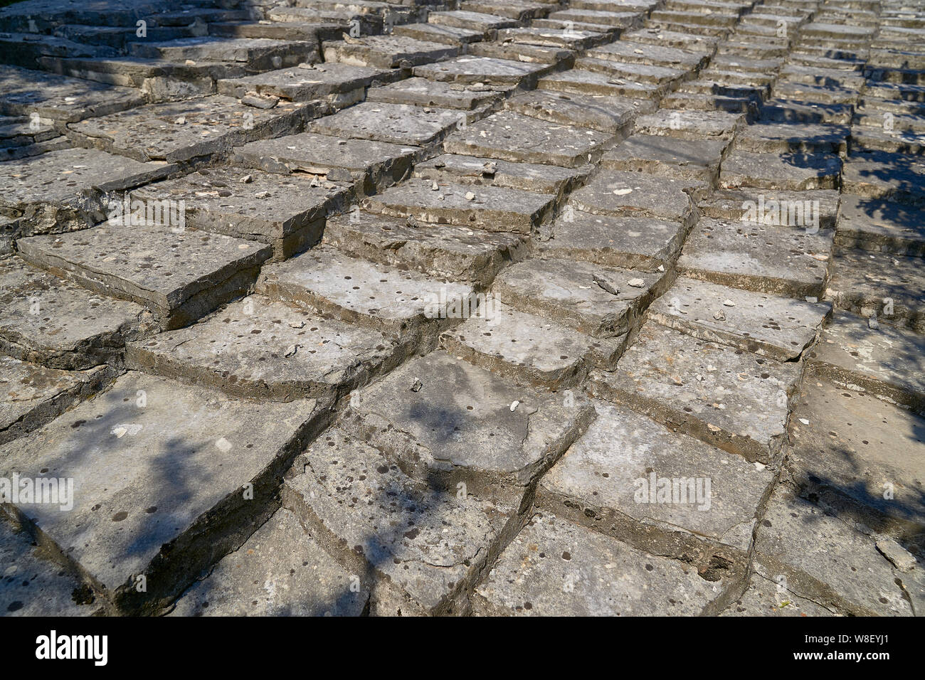 Old stone roof in a medieval city Stock Photo - Alamy