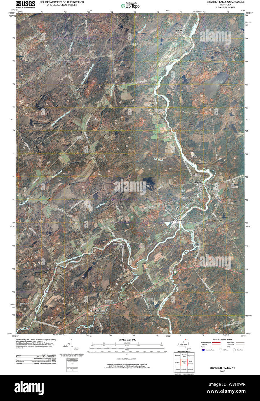 This image map depicts geographic features on the surface of the earth ...