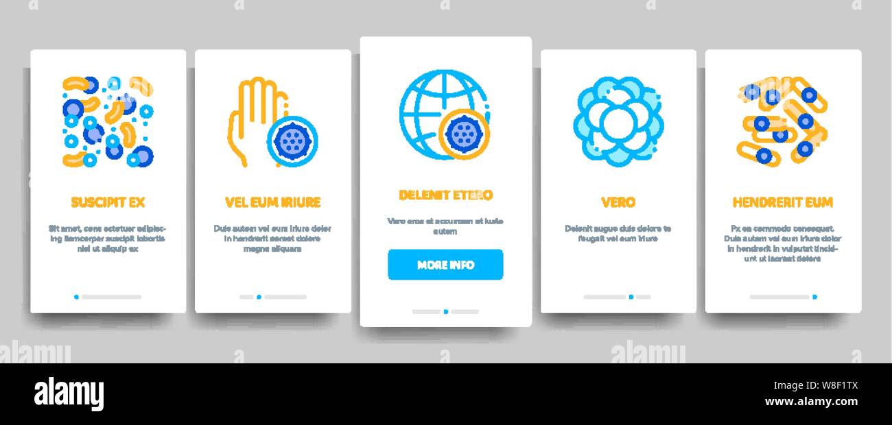 Bacteria germs set types hi-res stock photography and images - Alamy