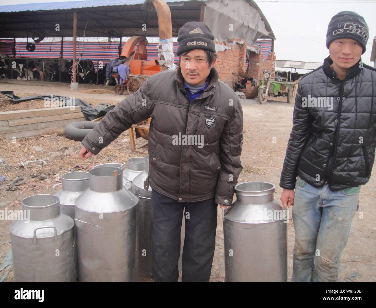 Farmers dumping milk hi-res stock photography and images - Alamy