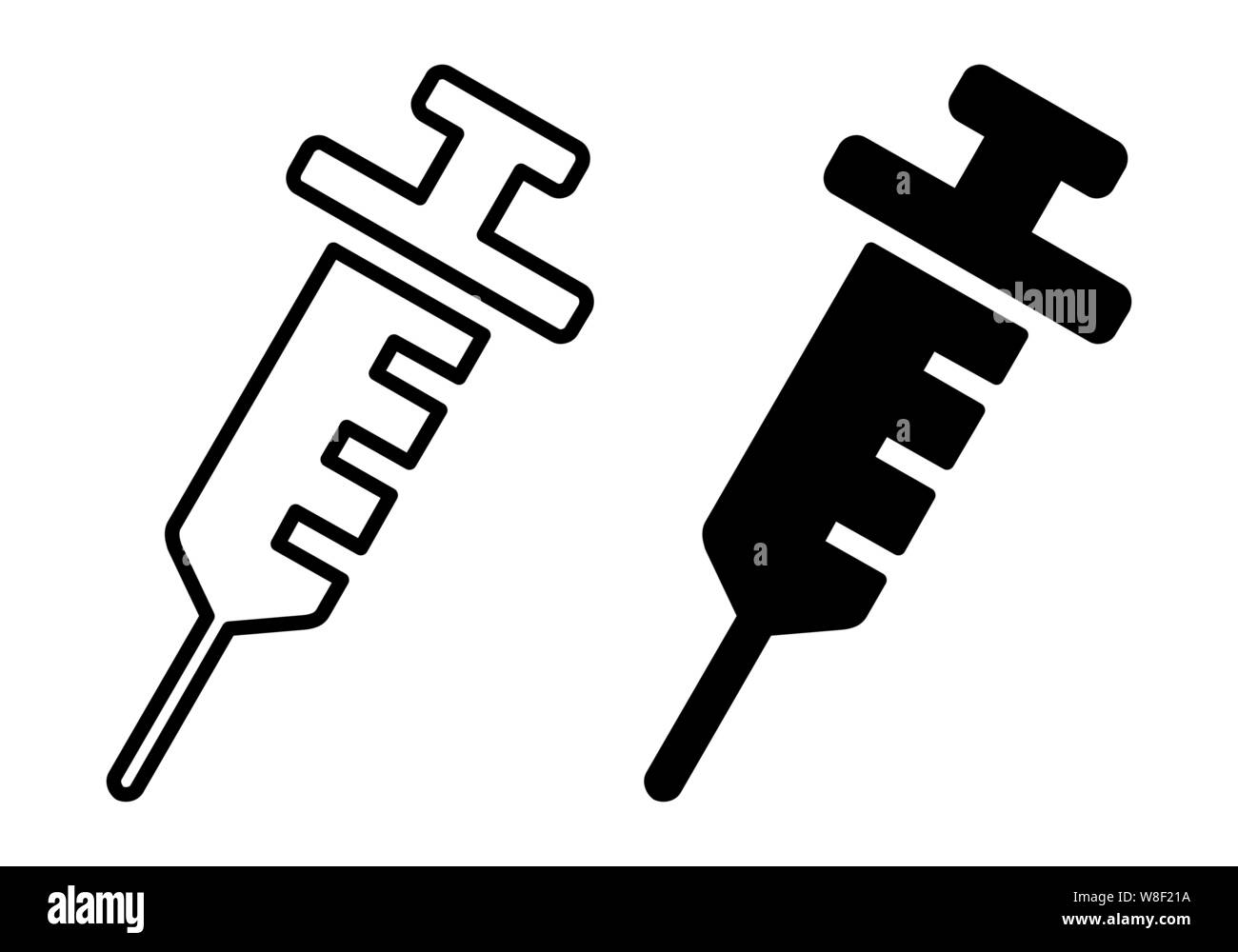 Two simple black pixel Stock Vector Images - Alamy