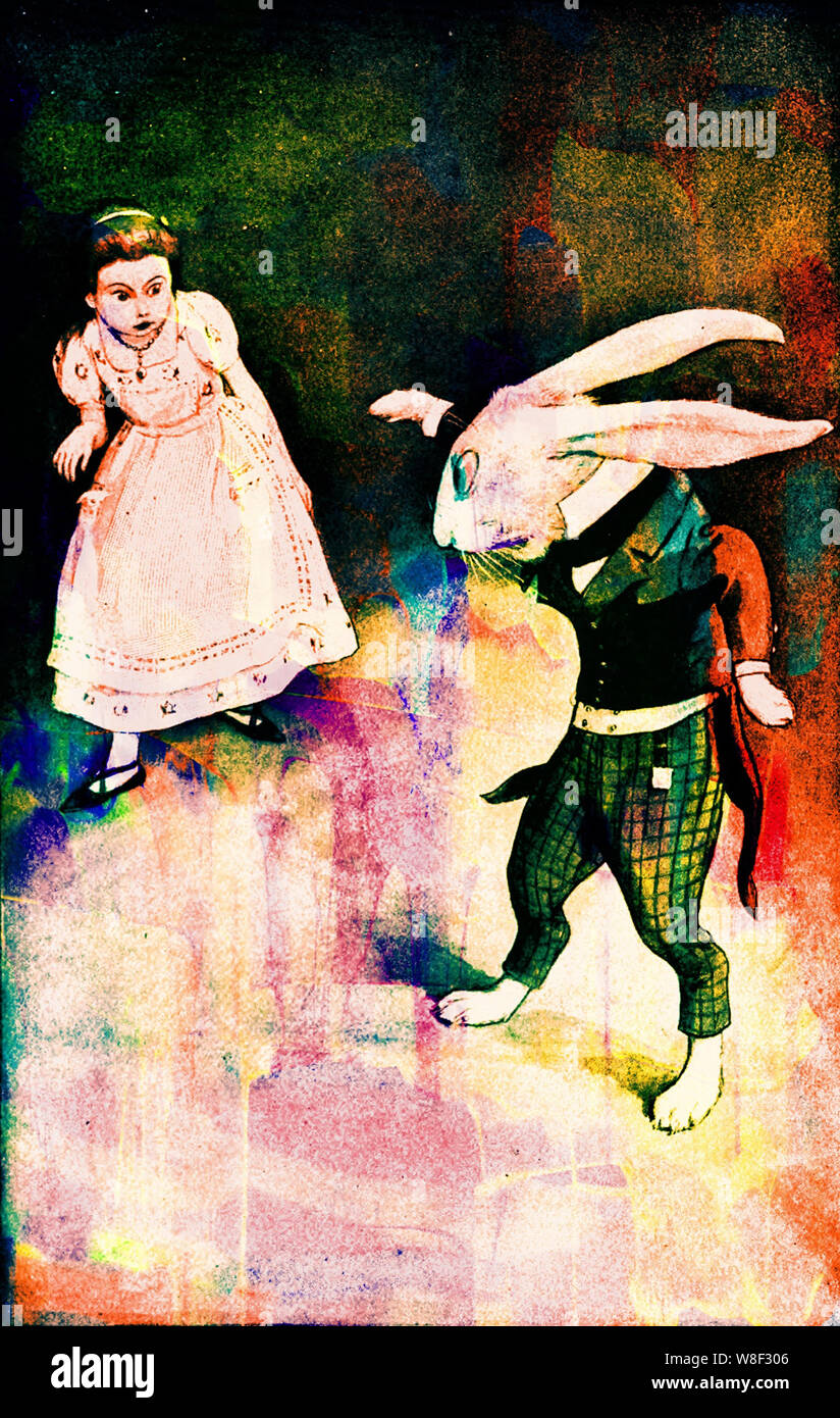 Alice in wonderland disney cartoon hi-res stock photography and images ...