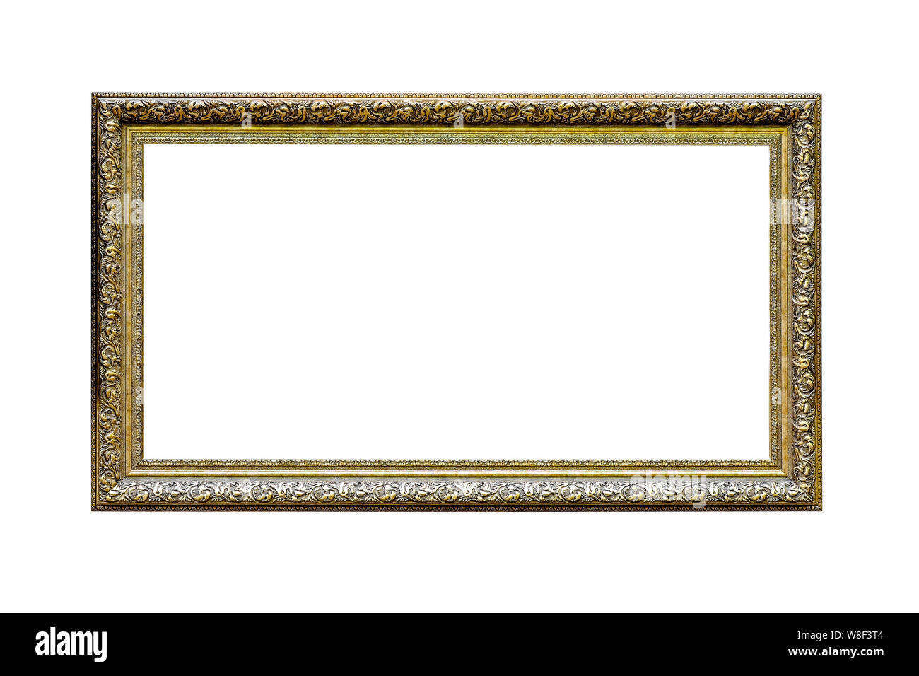 Old vintage artistic frame with carved edges hi-res stock photography ...