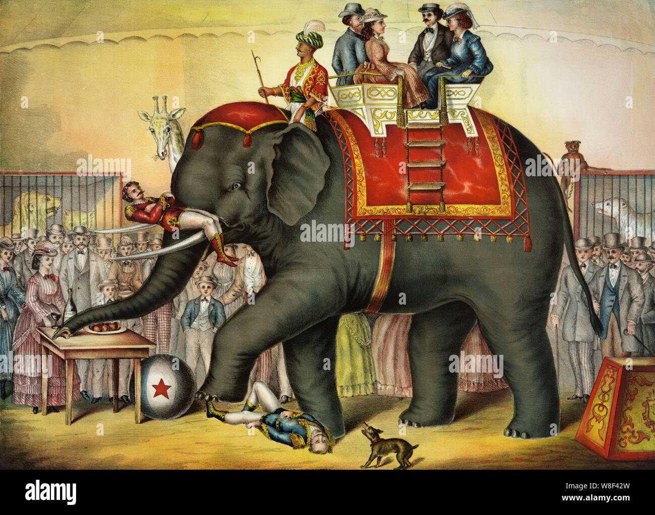 Victorian circus poster hi-res stock photography and images - Alamy