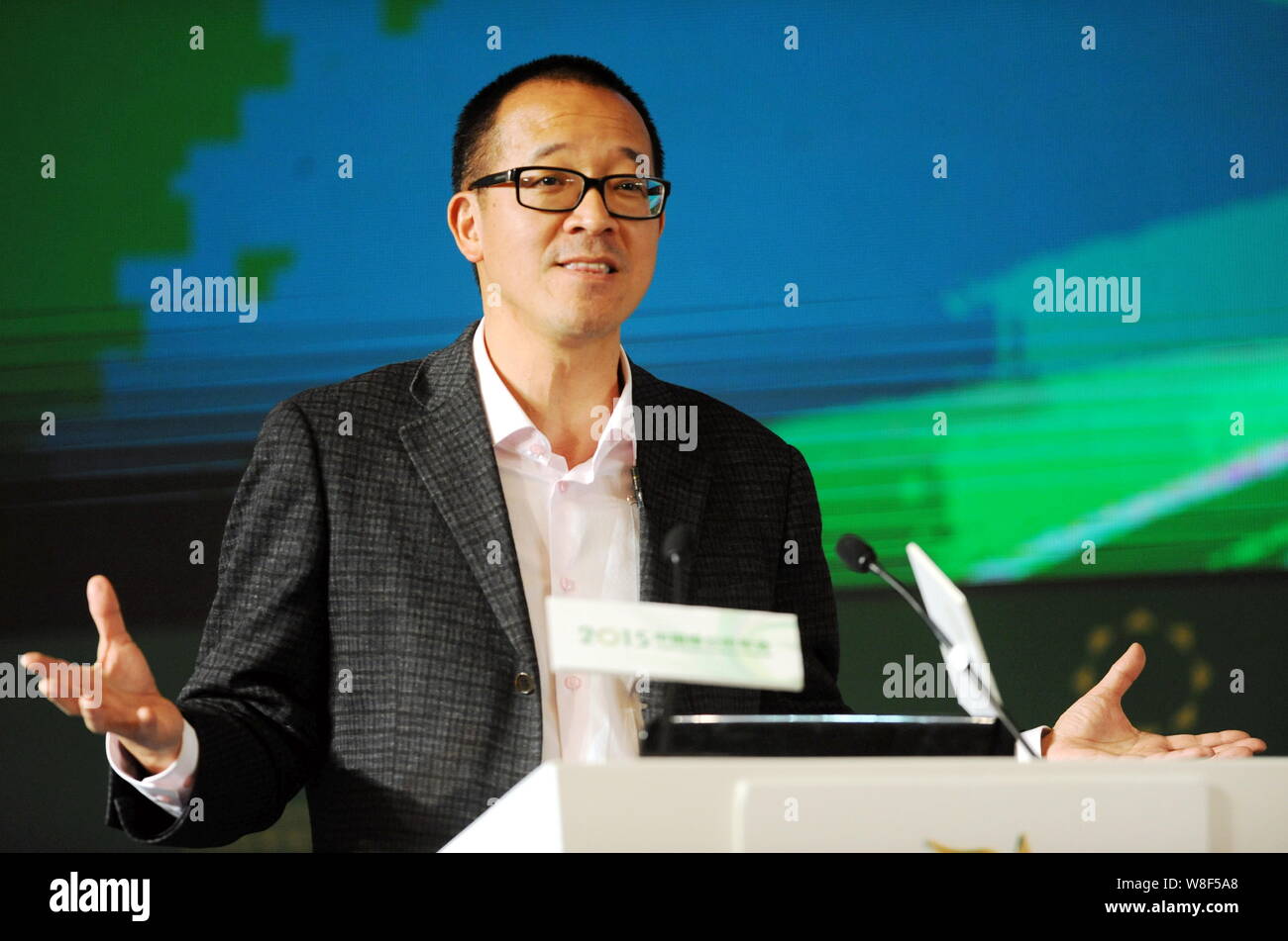 Michael Yu Minhong, founder and CEO of New Oriental Education ...