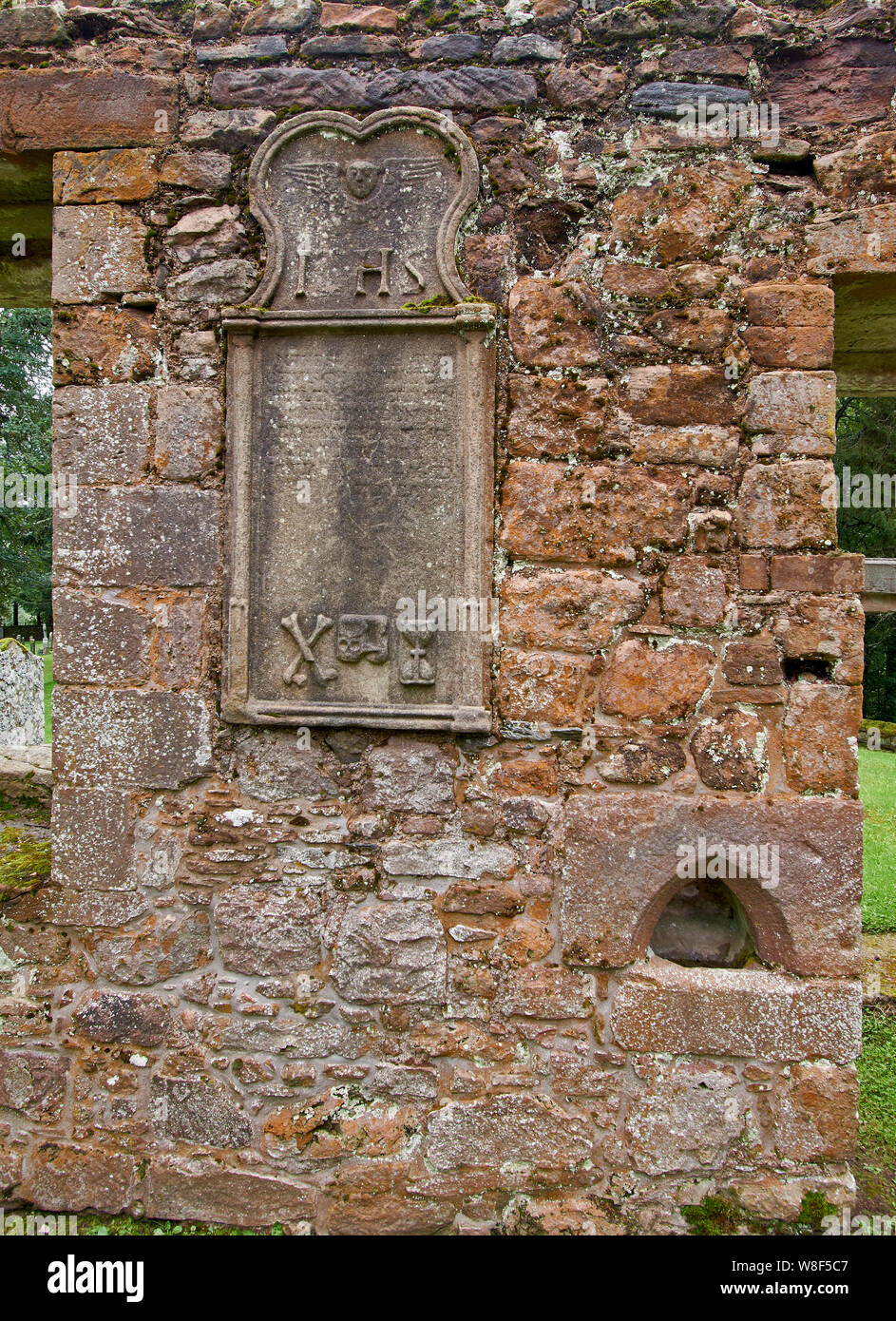 ST MARYS MEDIEVAL KIRK OR CHURCH AUCHINDOIR ABERDEENSHIRE SCOTLAND THE ...