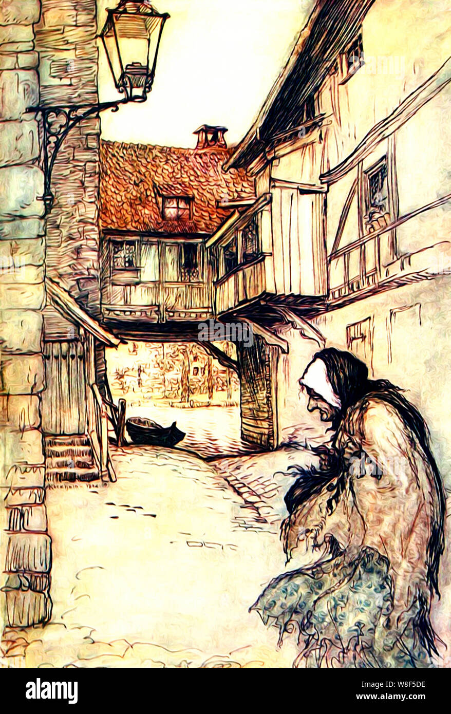 the old crone Stock Photo - Alamy