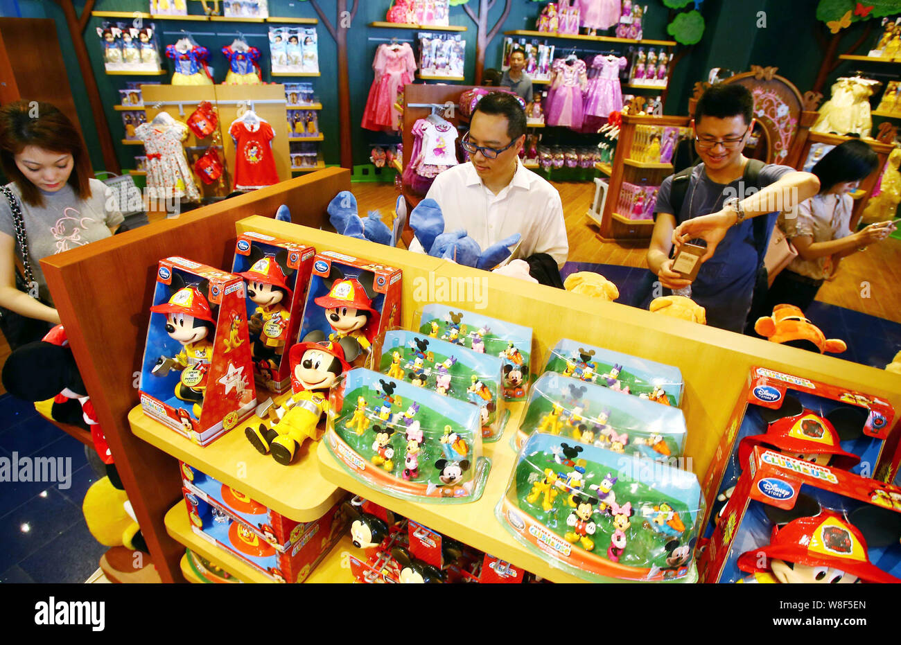 --FILE--Customers shop for toys and souvenirs at the flagship store of ...