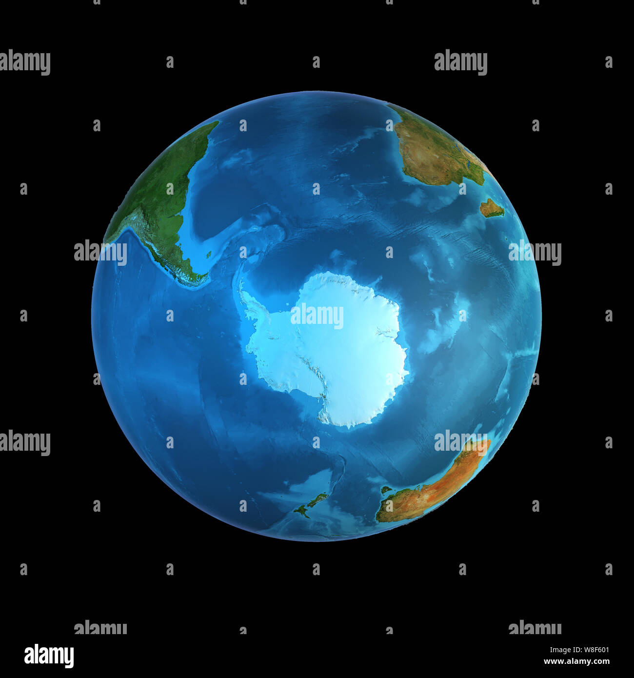 Earth global planet animation around Stock Photo - Alamy