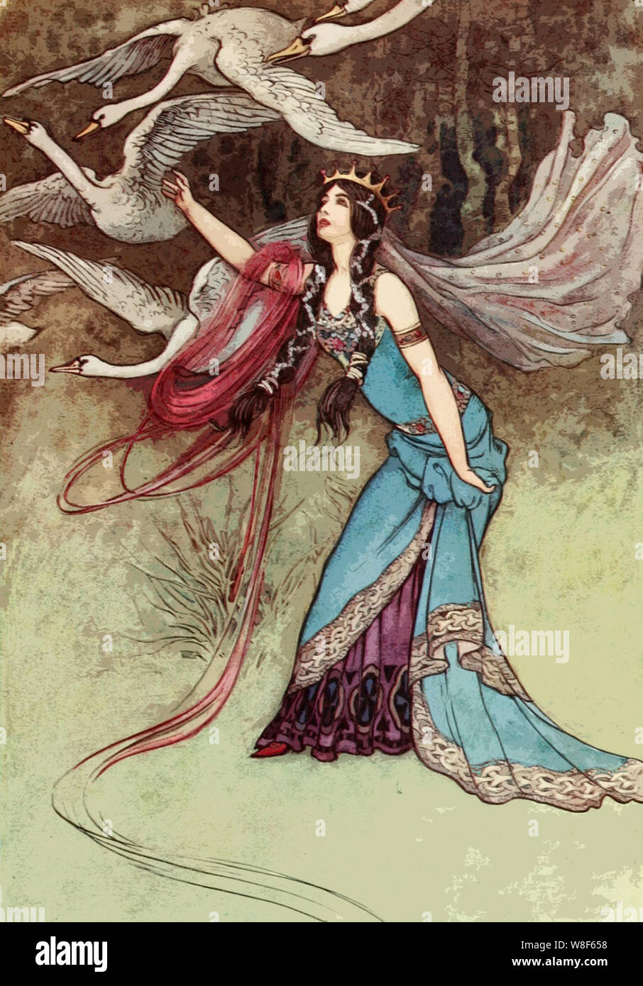 Arthur rackham fairy king hi-res stock photography and images - Alamy