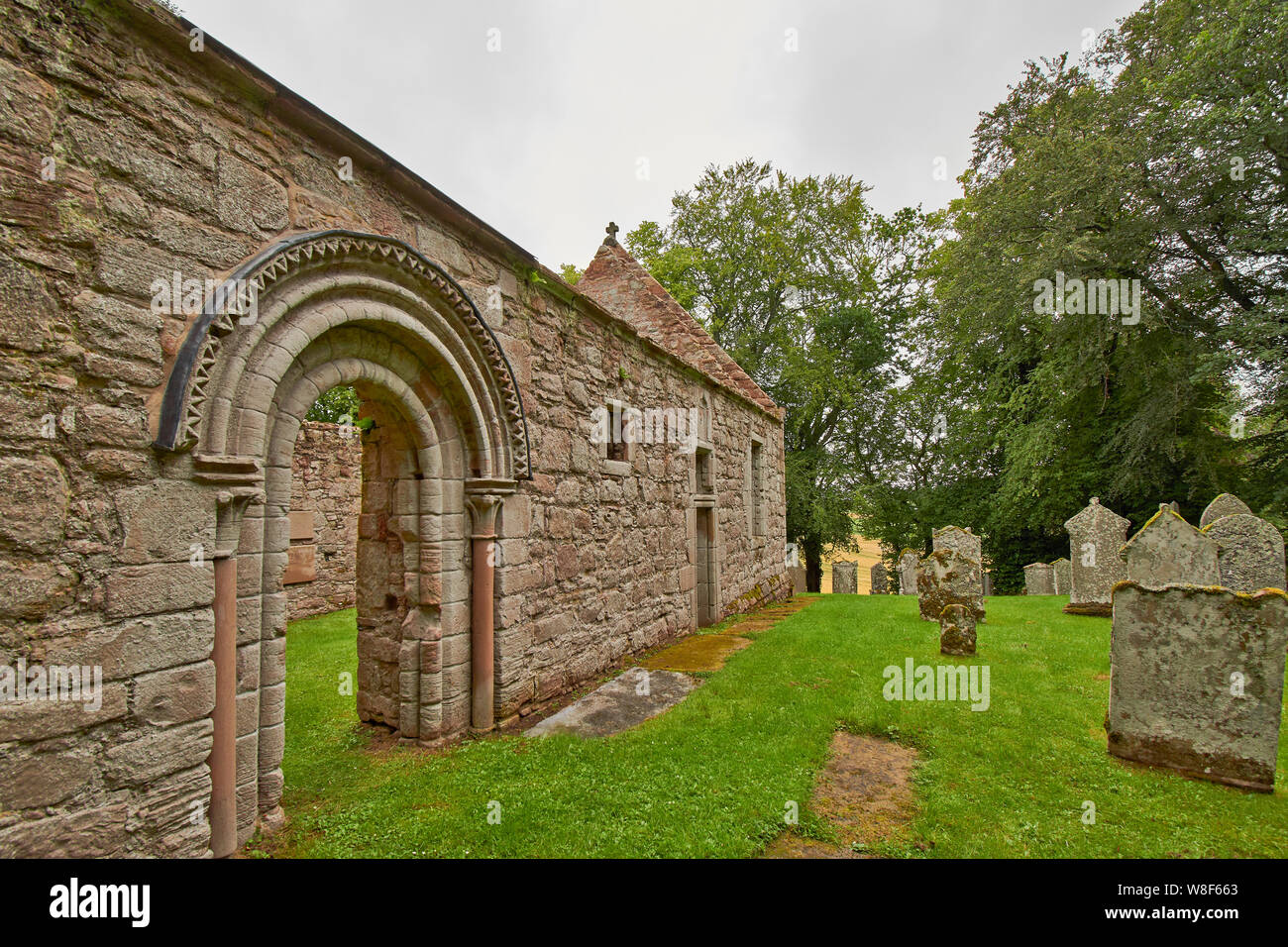ST MARYS MEDIEVAL KIRK OR CHURCH AUCHINDOIR ABERDEENSHIRE SCOTLAND ...