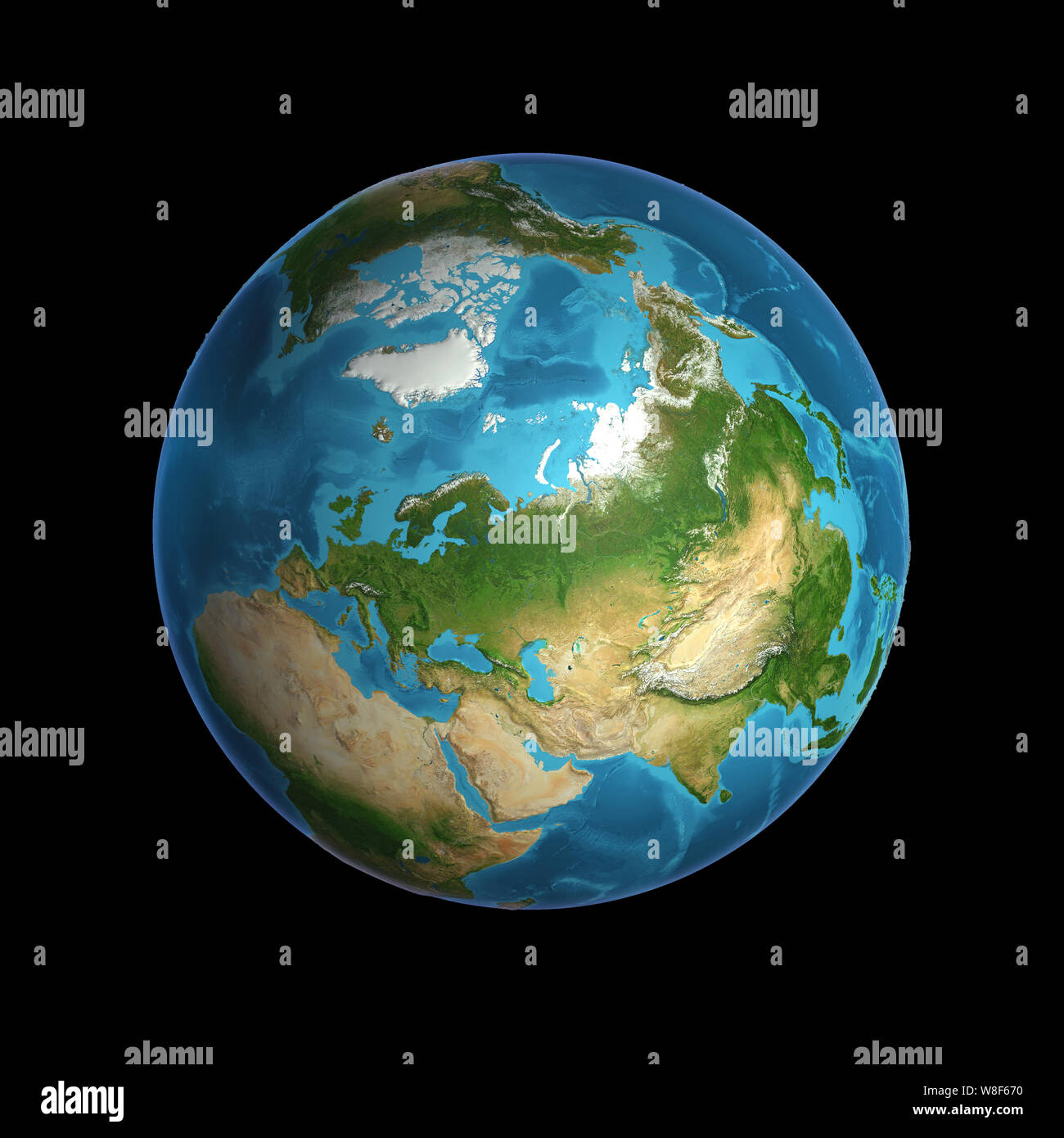 World planet earth space animation hi-res stock photography and images ...