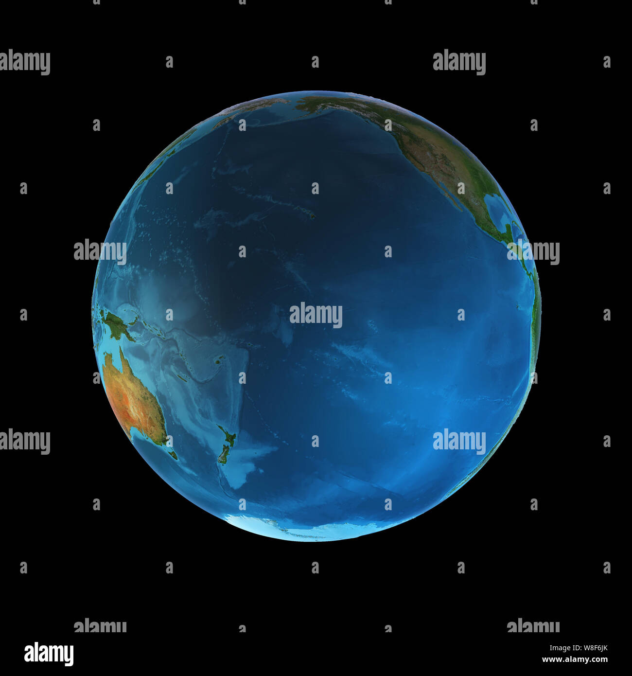 Earth global planet animation around Stock Photo - Alamy