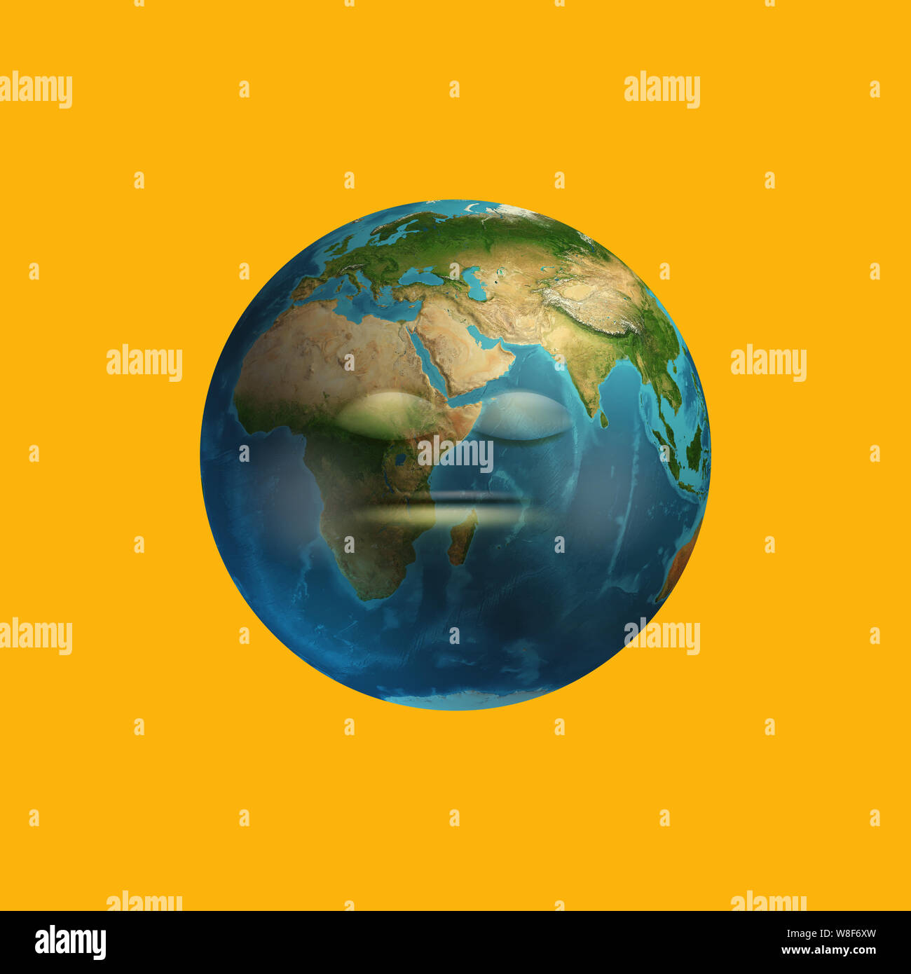 emoji earth face Stock Photo - Alamy