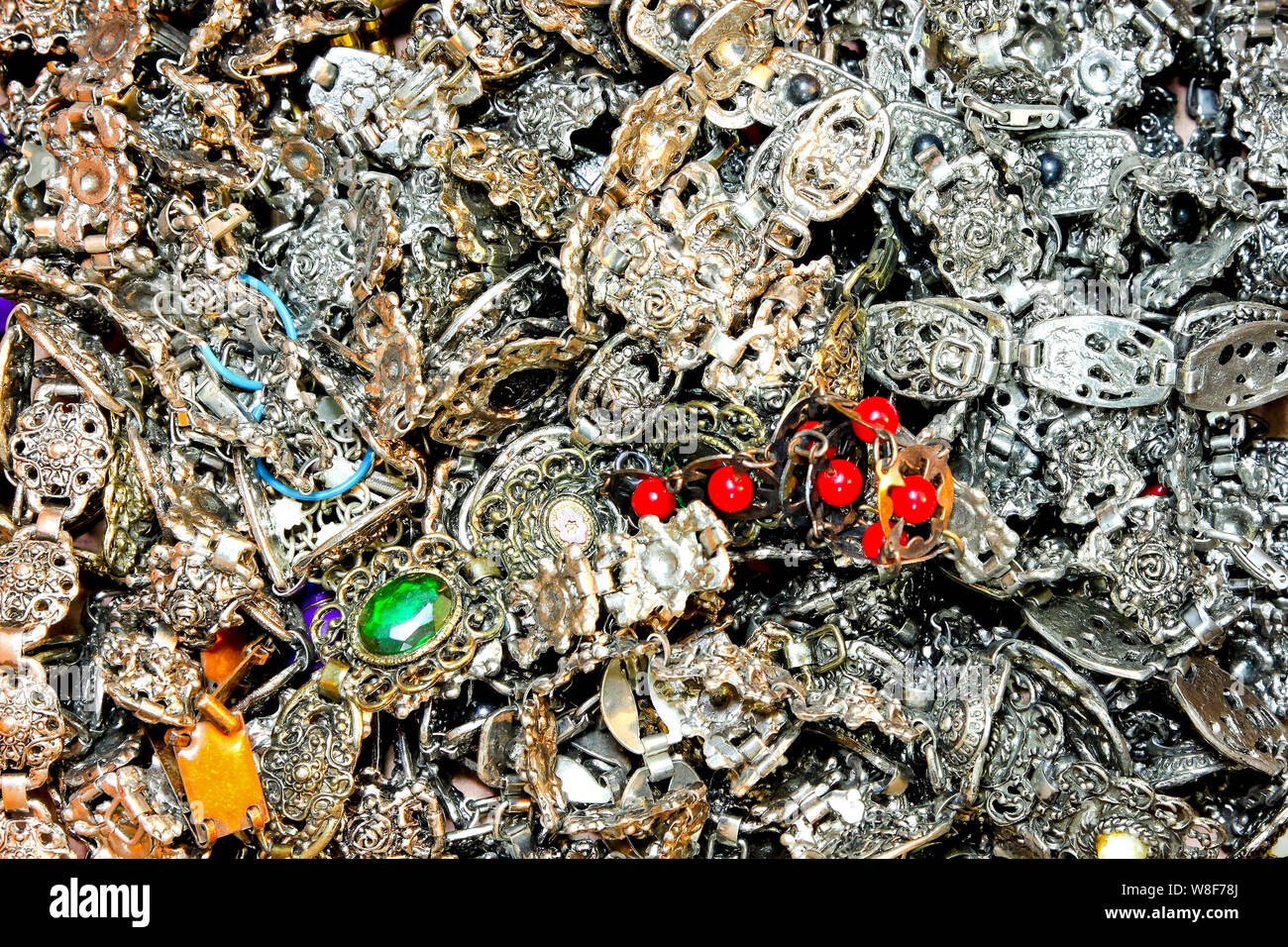 Silver stones pile hi-res stock photography and images - Alamy