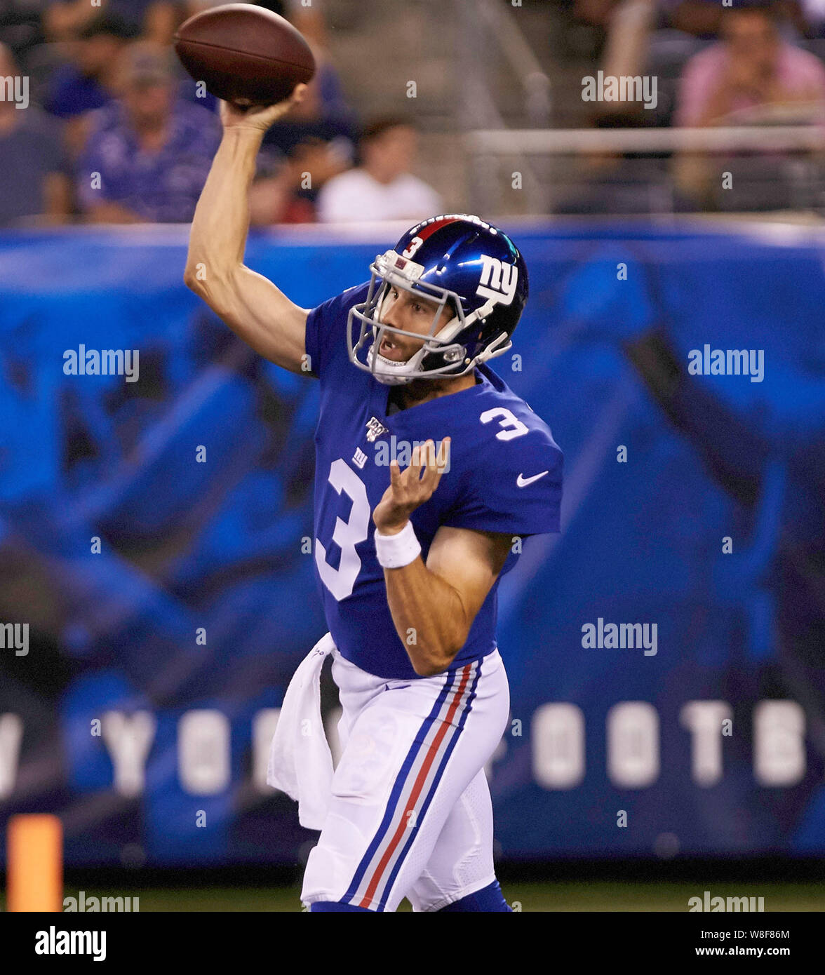 August 9, 2019, East Rutherford, New Jersey, USA: New York Giants ...