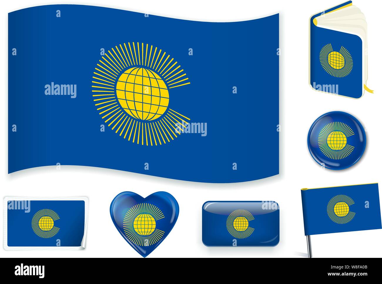 Commonwealth flag hi-res stock photography and images - Alamy