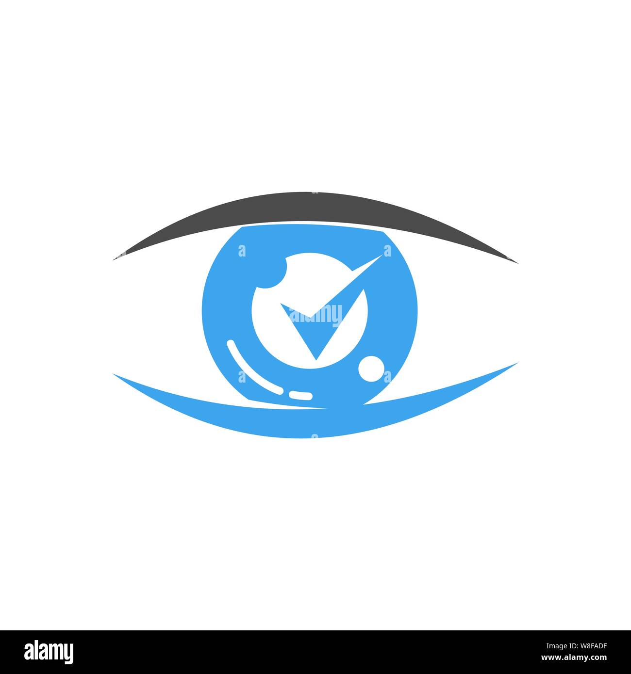 Eye care health logo design template vector icon Stock Vector Image ...