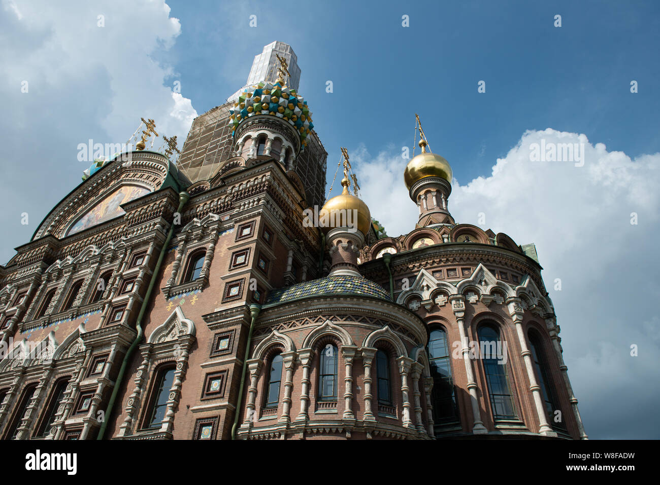 The Cathedral of Spilled Blood, Saint Petersburgh Stock Photo - Alamy