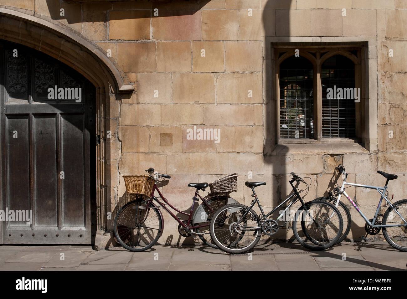 Bike propped against a wall hi-res stock photography and images - Alamy