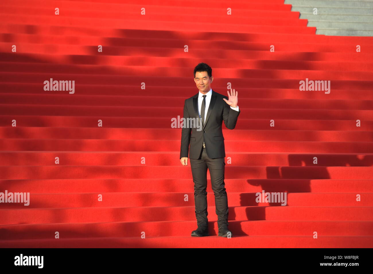 Taiwanese singer and actor Richie Jen arrives on the red carpet for the ...