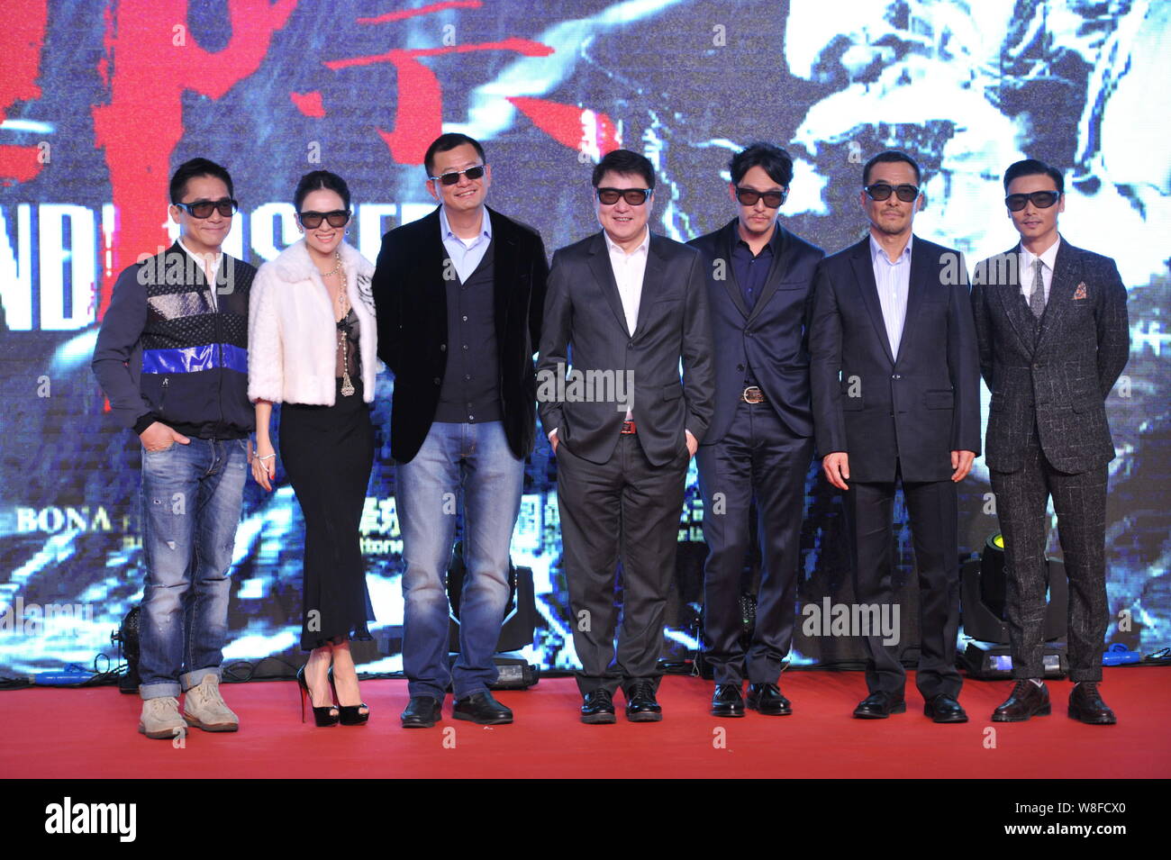 (From left) Hong Kong actor Tony Leung, Chinese actress Zhang Ziyi ...