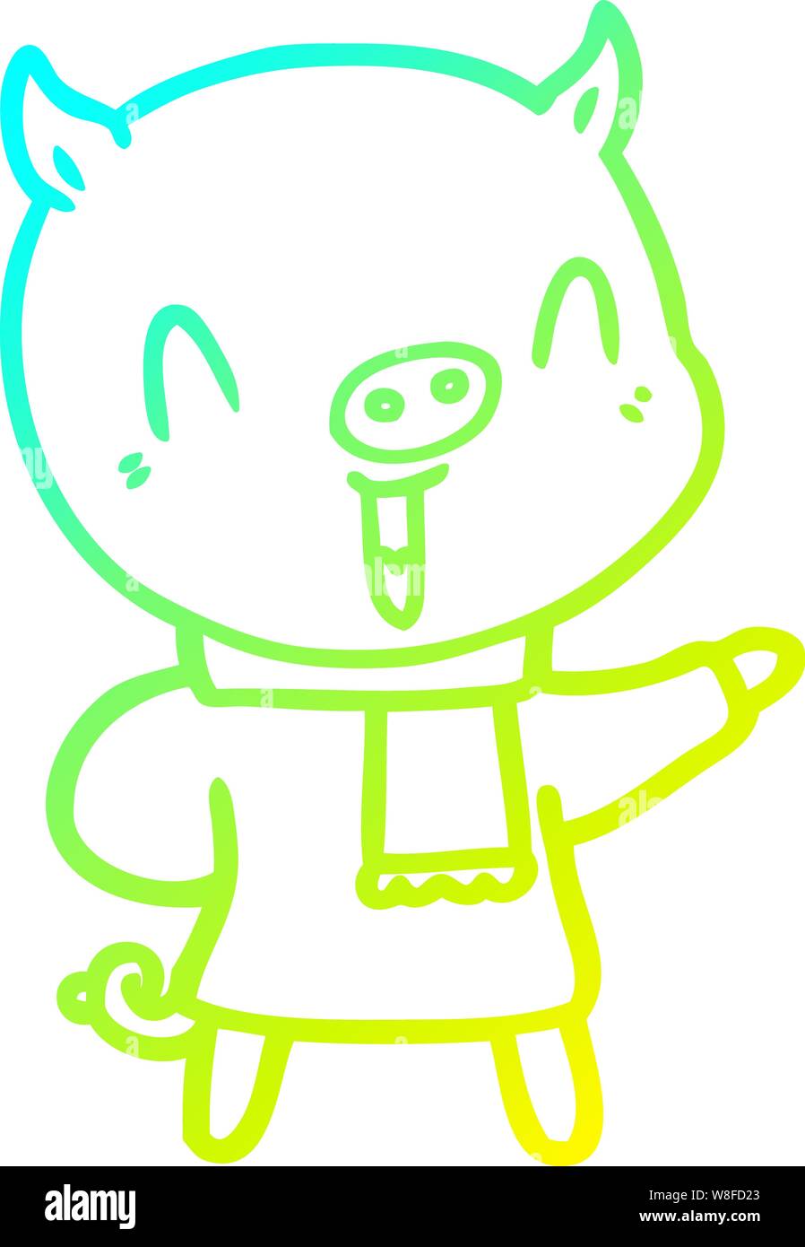 Pig in clothes Stock Vector Images - Alamy