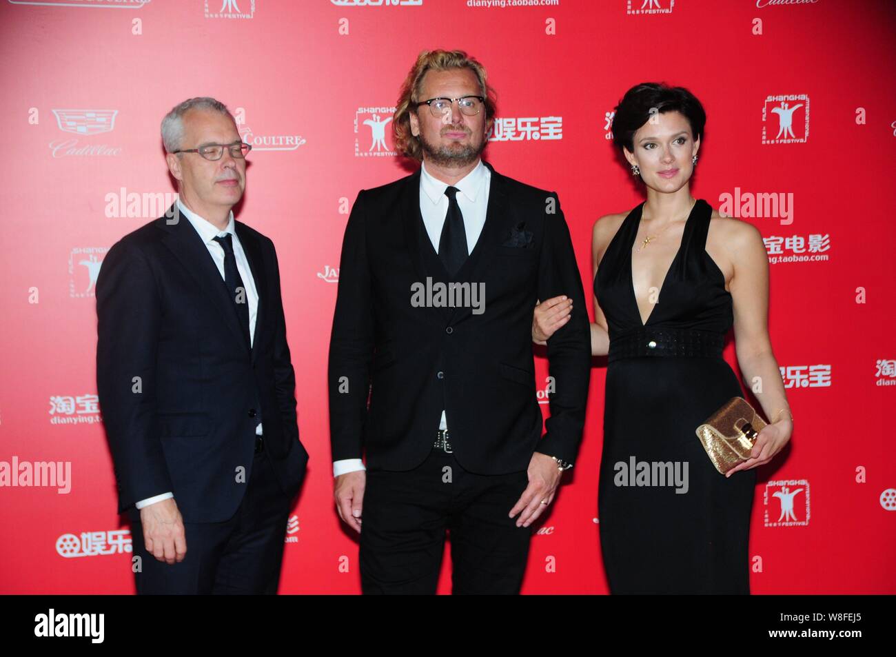 -FINLAND OUT-(From left) Finnish producer Jukka Helle, director Antti ...