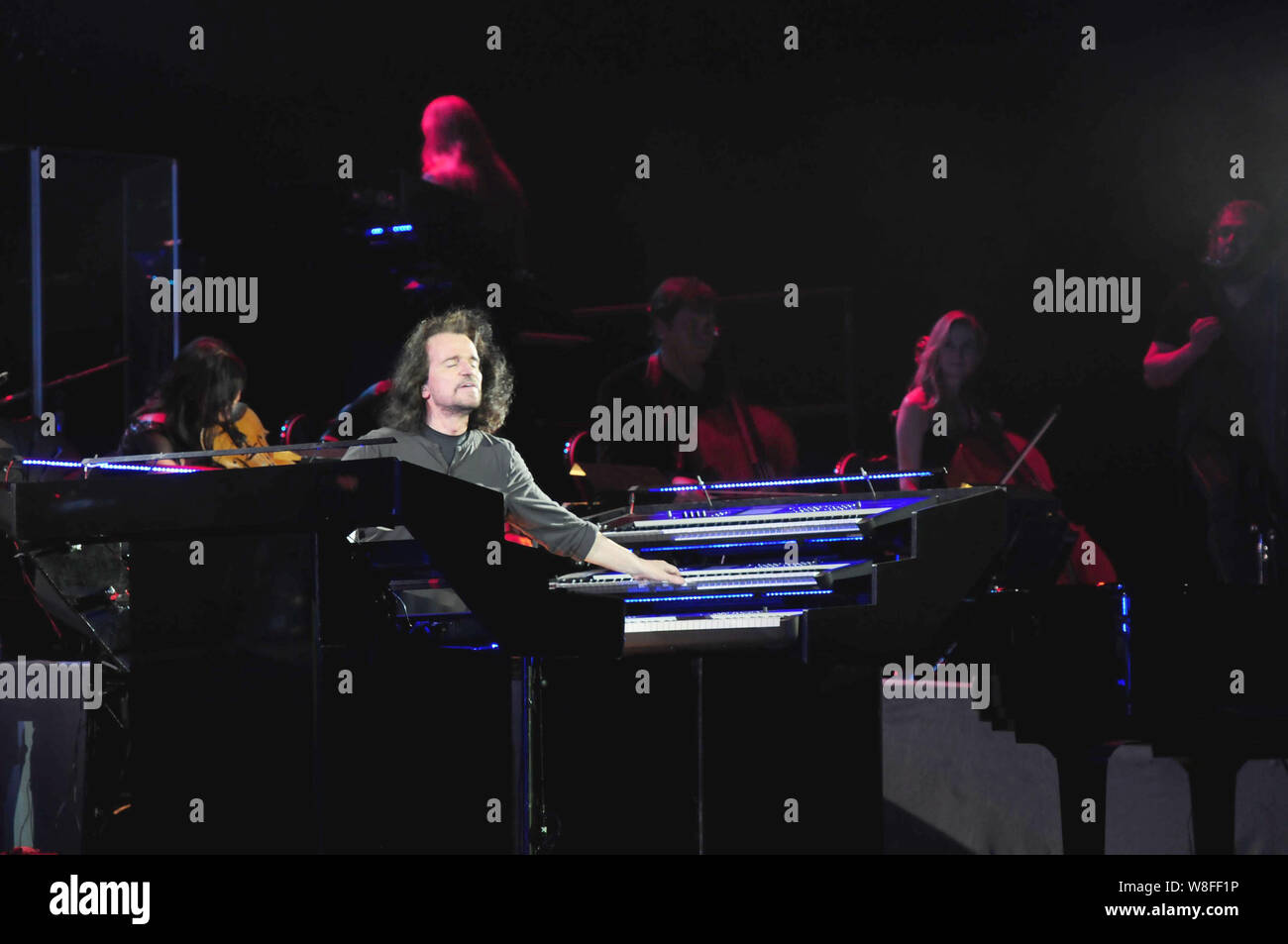 Greek musician Yiannis Hrysomallis, also known as Yanni, performs ...